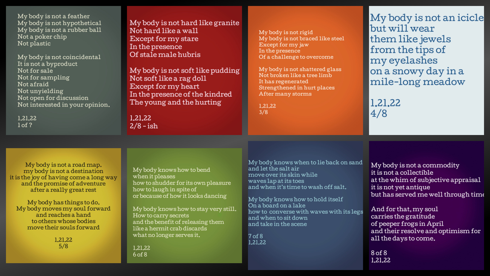 My Body – Stacey Murphy __ Poems